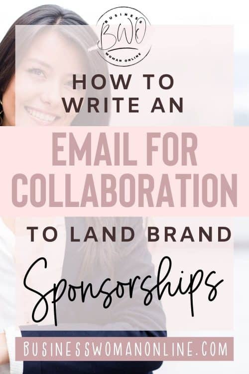 Email For Collaboration Sample To Successfully Land Brand Sponsorships