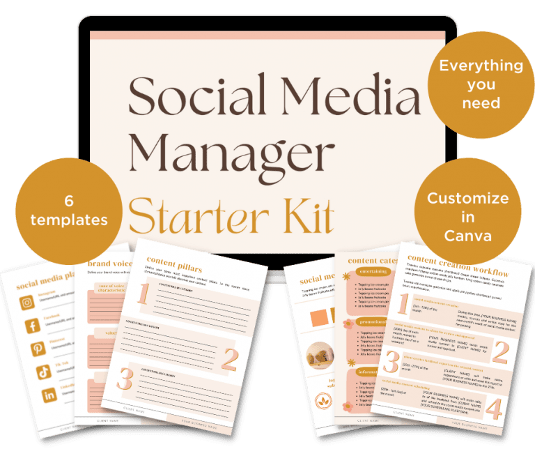 Social Media Manager Starter Kit To Level Up Your Business