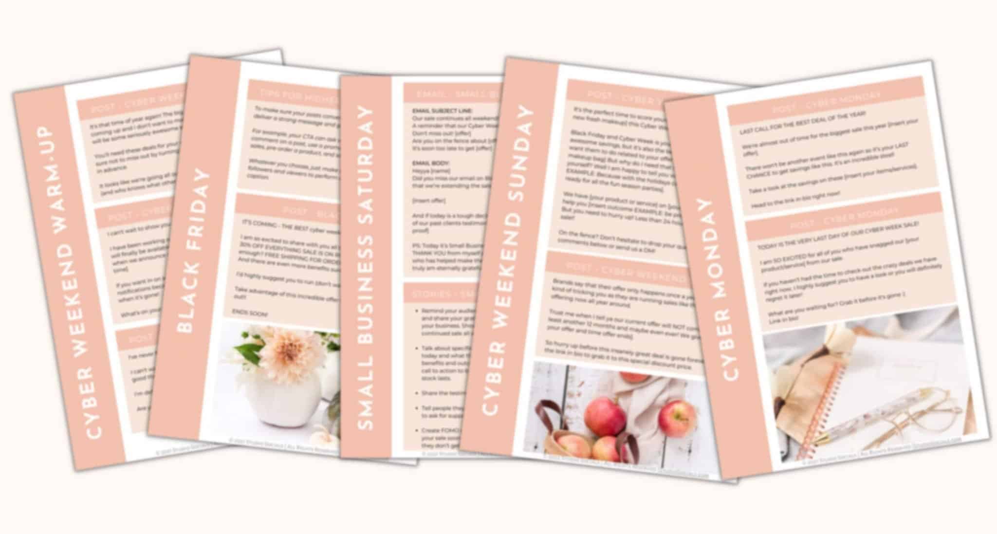 CSA - Cyber Weekend Sales Accelerator 2024 - Studio Socials