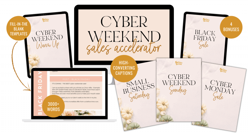 CSA - Cyber Weekend Sales Accelerator 2022 - Studio Socials